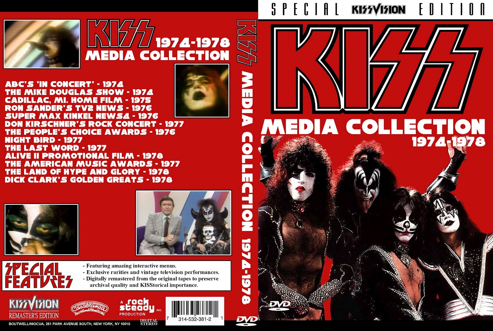 T.U.B.E.: Kiss - 1974-1978 - Media Collection (DVDfull pro-shot)